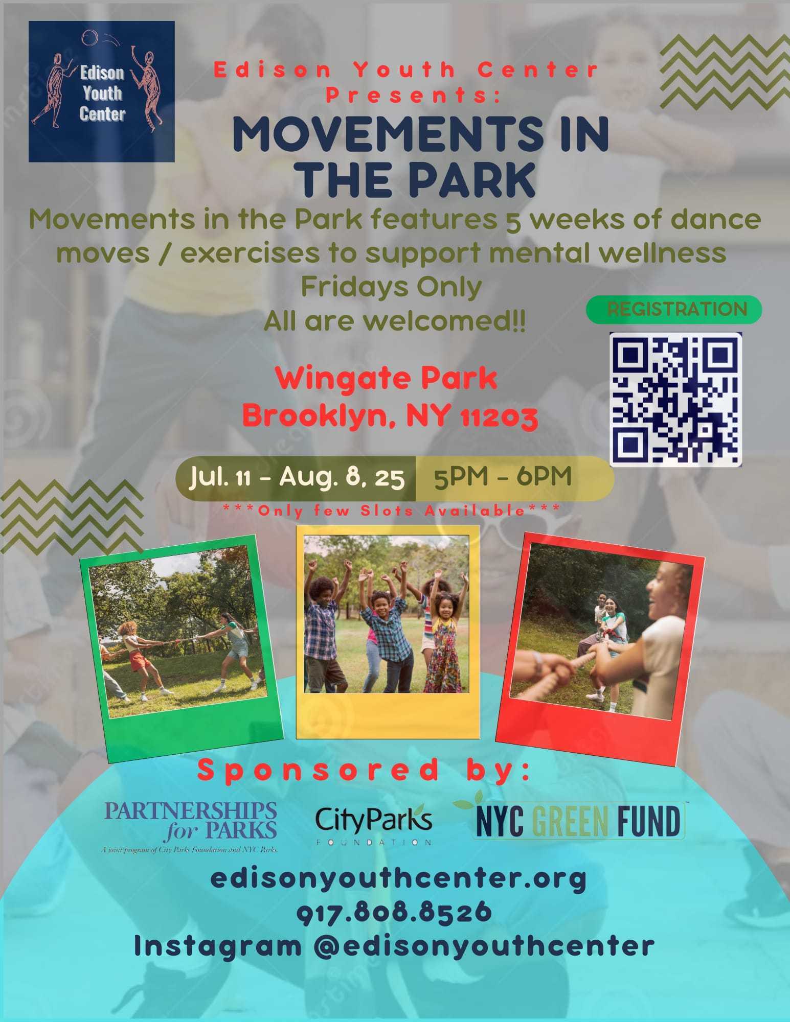 Movements in the Park - Edison Youth Center